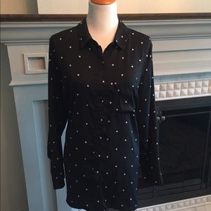 Old Navy | Tops | Old Navy Star Print Long Sleeved Button Down | Poshmark